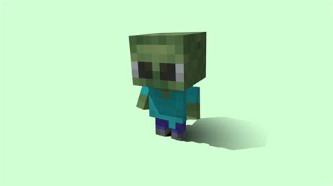 Chibi Zombie Animated Mob 3d Model By Manning Design