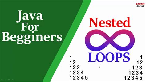 10 Java Tutorial For Beginners In Hindi Nested Loop Pyramid Program In Java Patterns In