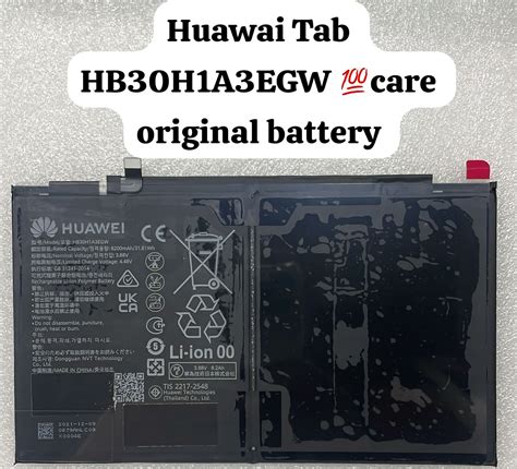 Care Original Battery For Honor Huawei Tab Hb H A Egw Mah