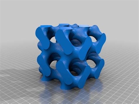 Gyroid Fixed Free 3d Model 3d Printable Cgtrader