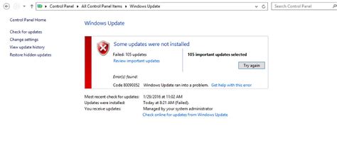 Solved Windows Update Failure On Server R Experts Exchange
