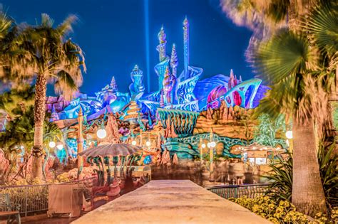 Disney Parks After Dark Mermaid Lagoon Lights Up The Night At Tokyo Disneysea Artofit