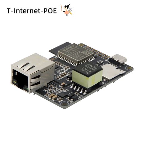Lilygo® Ttgo T Internet Poe Esp32 Ethernet Adapter Lan8720a Development Board Downloader