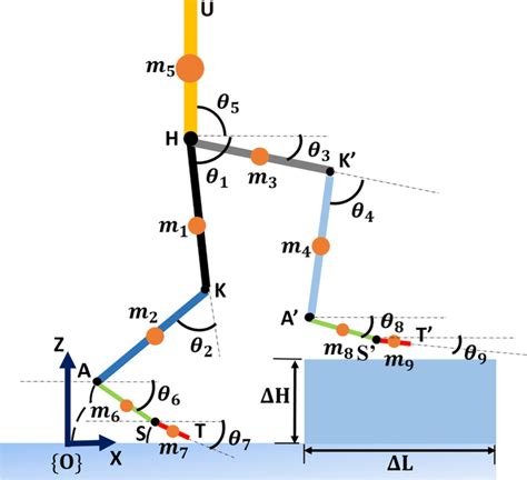 Toe Foot Robot Model Description And Notations Download Scientific