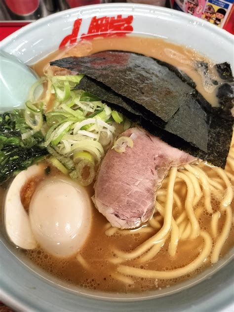 山岡家醤油ラーメン大盛味玉 大泉 らーめん備忘録