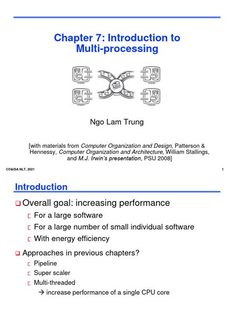 Ca Chap7 Multiprocessing Pdf Central Processing Unit Multi Core