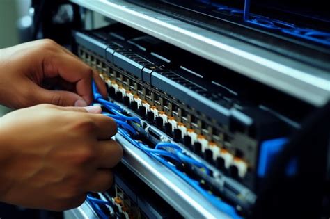 Premium Photo System Administrators Or Sysadmins Are Servicing Server