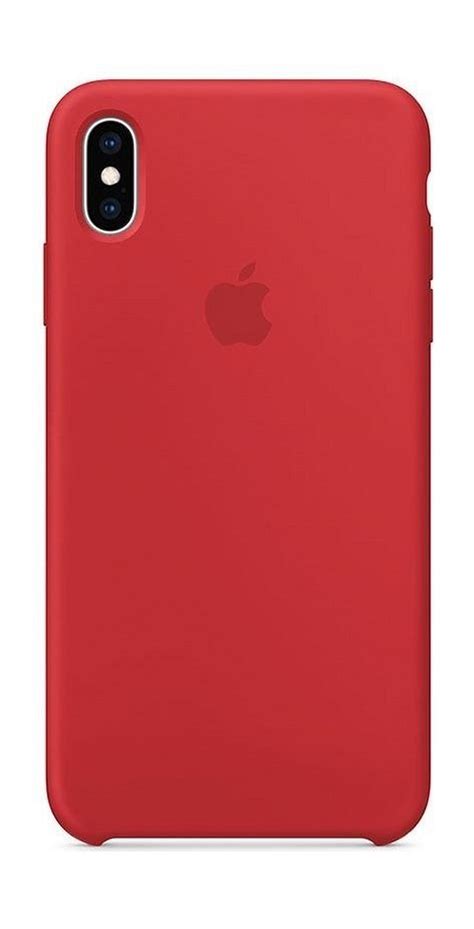 Apple Iphone Xs Max Silicone Case Red Price In Kuwait Xcite