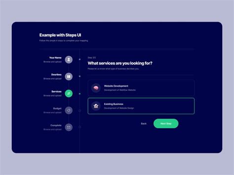 multi step form 03 web design websites web development design ui
