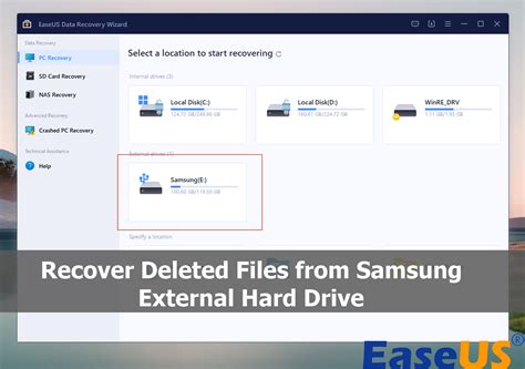 How To Recover Deleted Files From Samsung External Hard Drive