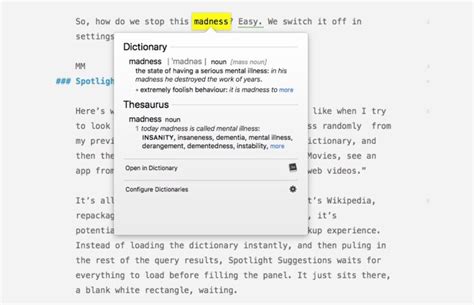 How To Make Your Mac S Dictionary Popup Way Way Faster Cult Of Mac