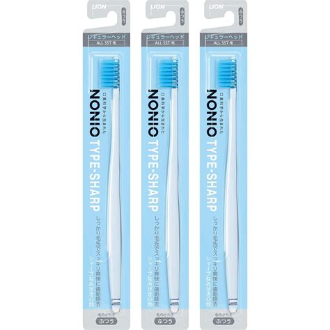 Nonio Toothbrush Type Sharp Soft Or Regularset Of 3 Made In Japan