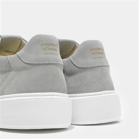 Android Homme Manhattan Men Grey Suede Flannels