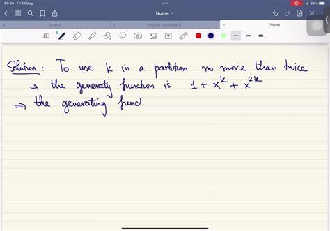 Solved Discrete Math Find A Polynomial Generating Function For The Number Of Partitions Of The