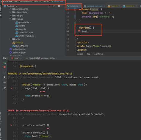 Eslint Works Well When Start Project But Dont Work When Recompile For