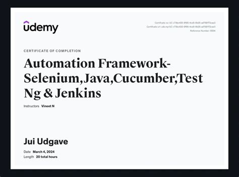 Jui Udgave On Linkedin Automation Selenium Cucumber Java Testng