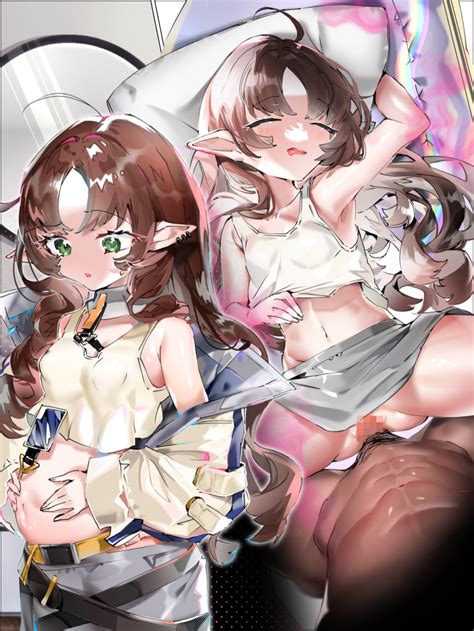 Myrtle Arknights Drawn By Tekona0 Danbooru