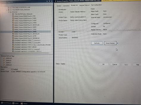 Fault Module Robot Rplc