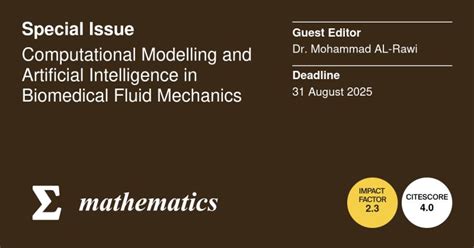 Computationalmodelling Artificialintelligence Biomedical Mathematics Mdpi