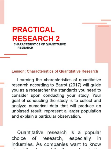Practical Research 2 Lesson 1 Pdf Quantitative Research Statistics