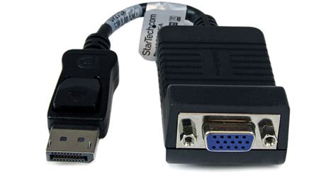 StarTech DisplayPort To VGA Video Adapter Converter Black