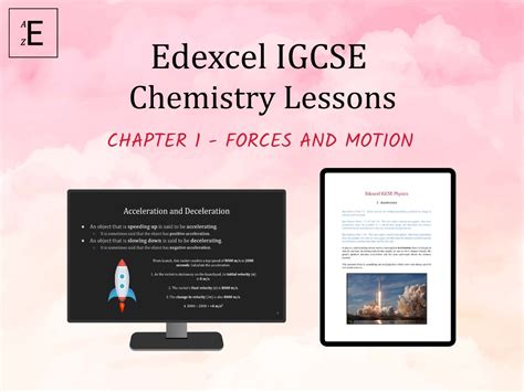 edexcel igcse physics lessons chapter 1 forces and motion teaching