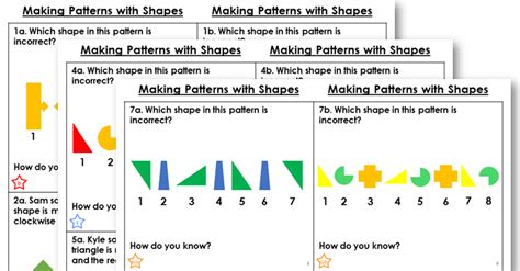 Year Making Patterns With Shapes Lesson Classroom Secrets Classroom Secrets