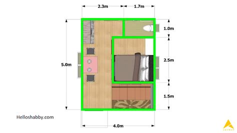 Small House Designs Ideas With 4 X 5 Meters ~