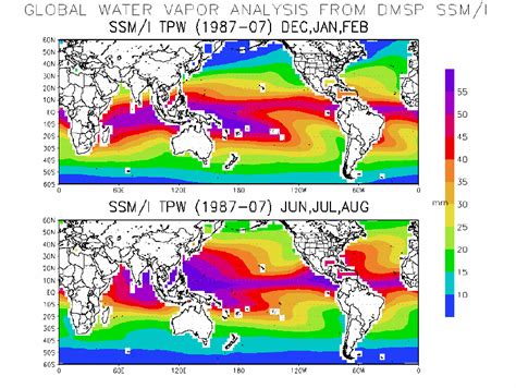 Ssmi Derived Total Precipitable Water Climatology Mm December Download Scientific Diagram