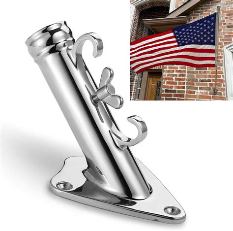 Funnans Flag Pole Holder 316 Stainless Steel Heavy Duty
