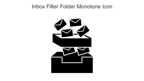 Inbox Filter Folder Monotone Icon In Powerpoint Pptx Png And Editable Eps Format Ppt Sample