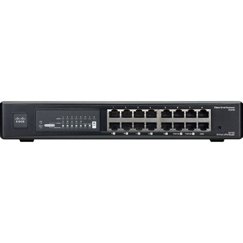 Cisco 10 100 16 Port Vpn Router Rv016 Bandh Photo Video