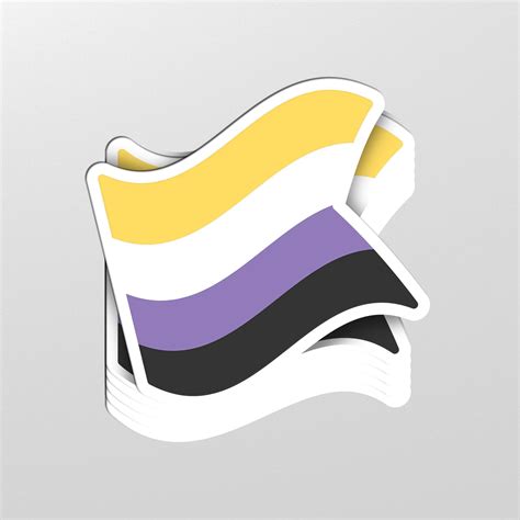 Non Binary Pride Sticker Blackbird Revolt
