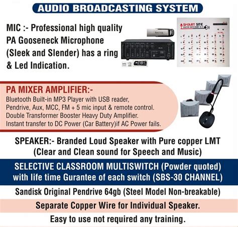 Audio Broadcasting System At ₹ 20000 In Sangrur Id 2849909026912
