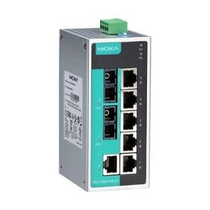 MOXA Unmanaged Ethernet Switch EDS 208A SS SC Fully Automation