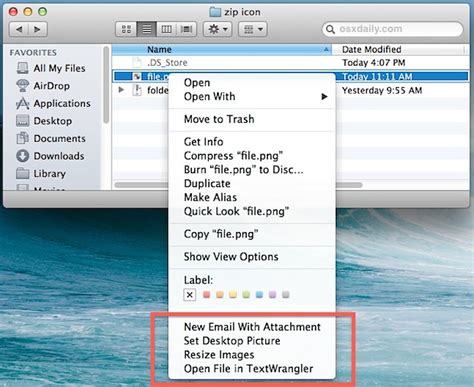 How To Remove Services From The Contextual Menu In Mac Os X