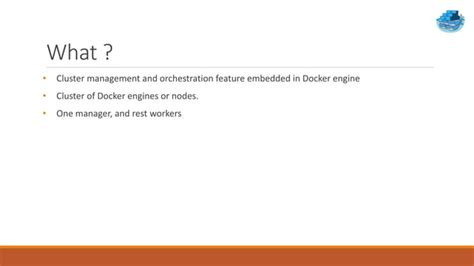 Docker Swarm For Beginner Pptx Operating Systems Computer Software And Applications