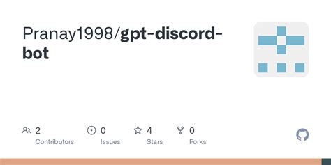 Github Pranay1998gpt Discord Bot