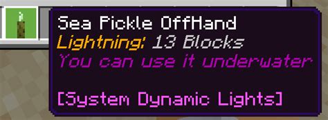 System Dynamic Light Minecraft Bedrock Addons Curseforge