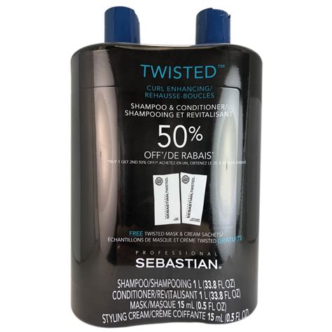 Sebastian Twisted Shampoo And Conditioner Liter Duo For Curls 33 8 Oz Ea
