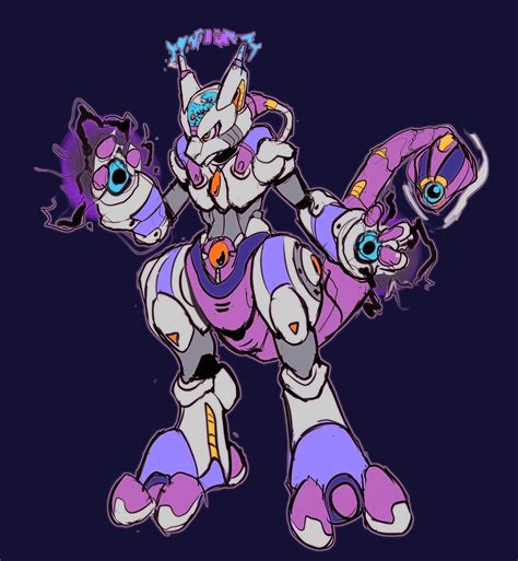 Reploid Mewtwo Concept By Irregularsaturn On Deviantart
