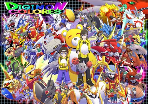 Yagami Taichi Omegamon Motomiya Daisuke Dukemon Matsuda Takato And More Digimon And