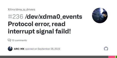 Dev Xdma Events Protocol Error Read Interrupt Signal Faild Issue Xilinx Dma Ip