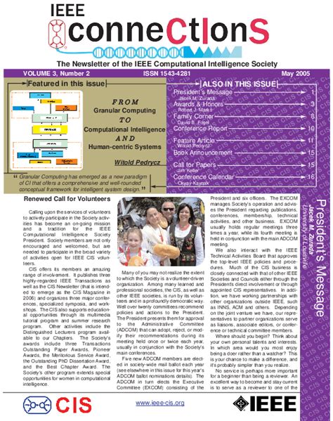 Pdf The Newsletter Of The Ieee Computational Intelligence Society