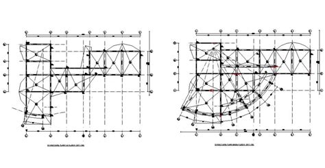 Structure Drawing Of Room In Dwg File