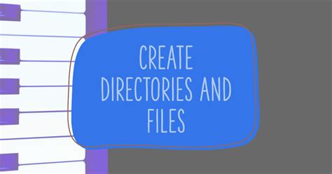 Sample Cloning Project Here Steps To Create Directories And Files