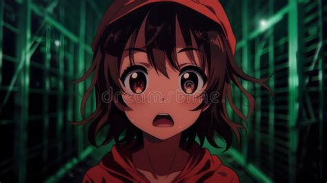 Anime Girl Terrified Face