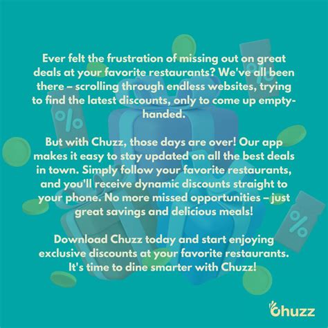 Chuzz On Linkedin Chuzz Dynamicdiscounts Dinesmarter