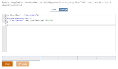 Solved Register The Updatecount Event Handler To Handle The