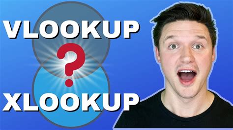 The Difference Between Xlookup And Vlookup Youtube